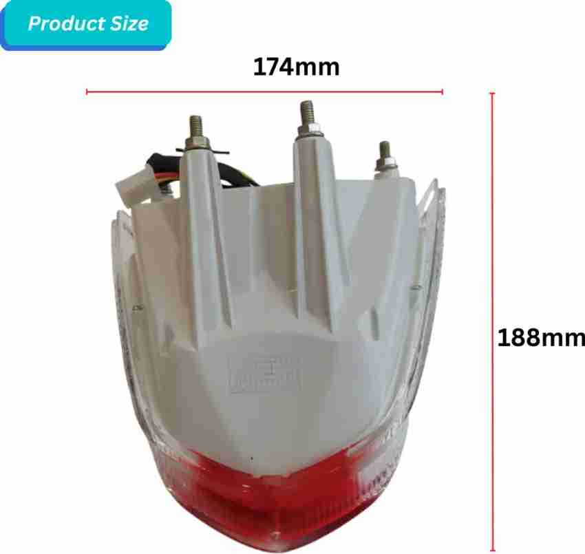 Tvs apache rtr 160 tail light price store