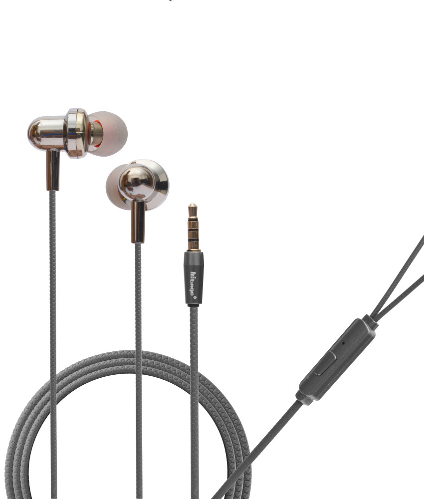 Hitage Metal Stereo Earphone HD Ultra Bass Sound Wired, 55% OFF