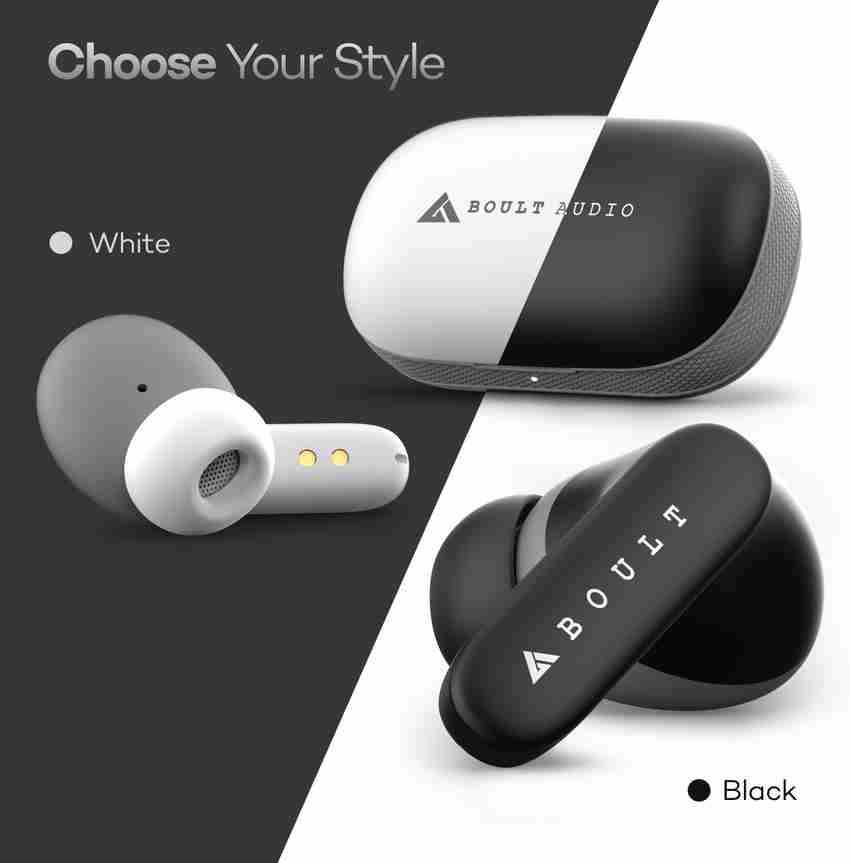 Boult Y1 Earbuds With 40 Hrs Playtime, Extra Bass, IPX5