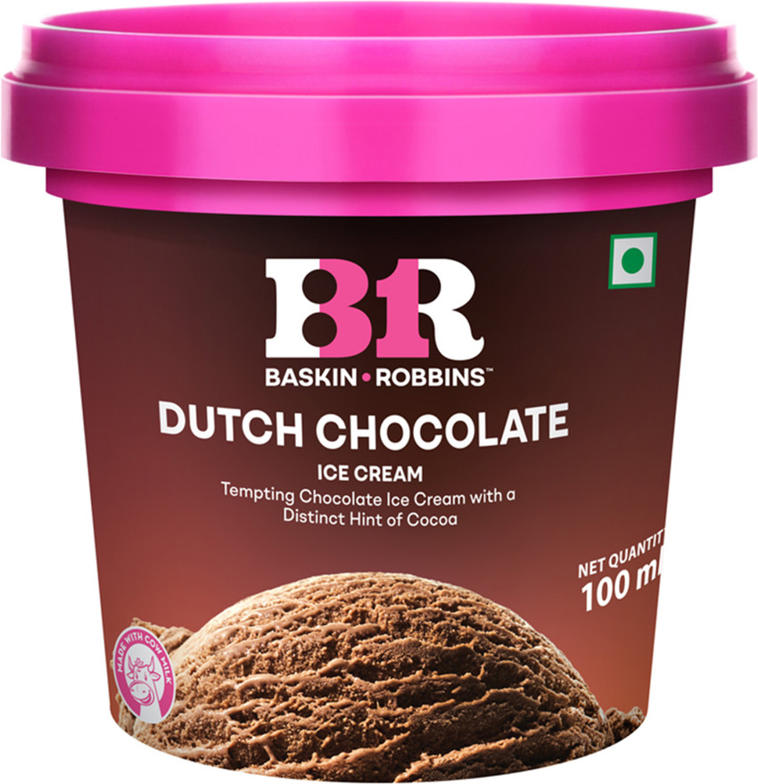 Ice Cream Baskin Robbins Chocolate KitKat Mint Ice Cream