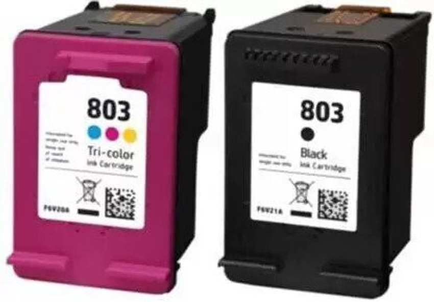 INKTECH 803 BLACK TRICOLOR Ink Cartridge For 803 Black Tri Color Combo Pack Ink Cartridge INKTECH Flipkart