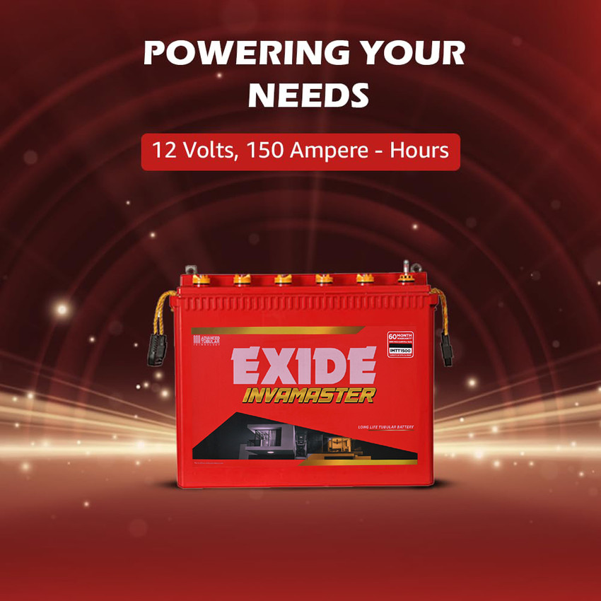 Exide Inva Master IMTT1500(150ah) Tall Tubular Battery JK, 46% OFF Exide Inva Master IMTT1500(150ah) Tall Tubular Battery JK, 46% OFF