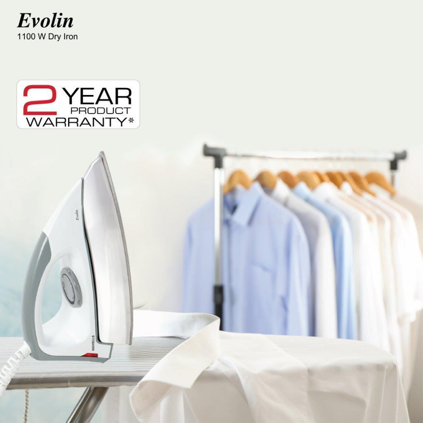 HAVELLS Evolin GHGDIAQE110 1100 W Dry Iron Price in India Buy HAVELLS Evolin GHGDIAQE110 1100 W Dry Iron Online at Flipkart