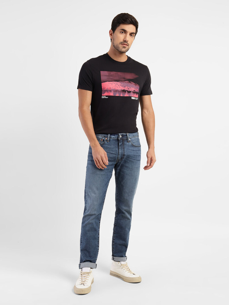 Levi's 005010115 Mens 501 Original Fit Jeans Rinse Dark