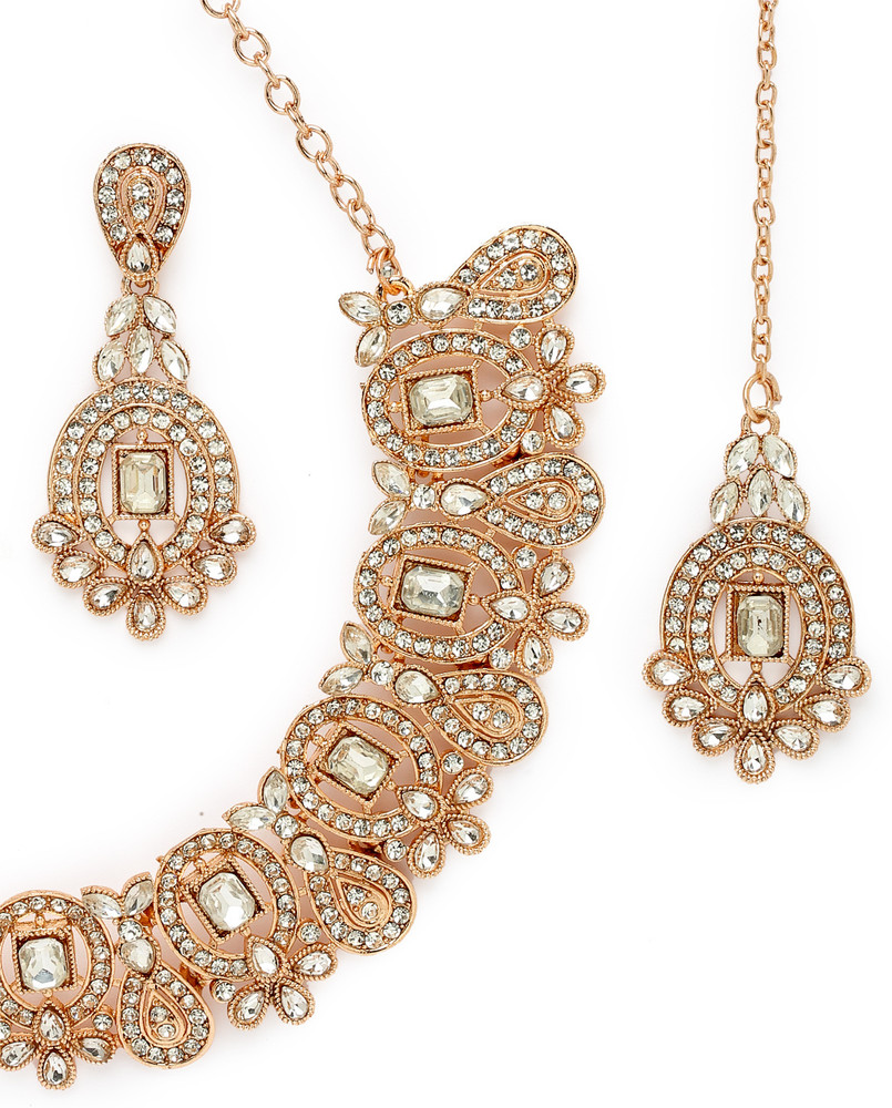 Sukkhi Alloy Gold plated Gold Jewellery Set Price in India Buy Sukkhi Alloy Gold plated Gold Jewellery Set Online at Best Prices in India Flipkart