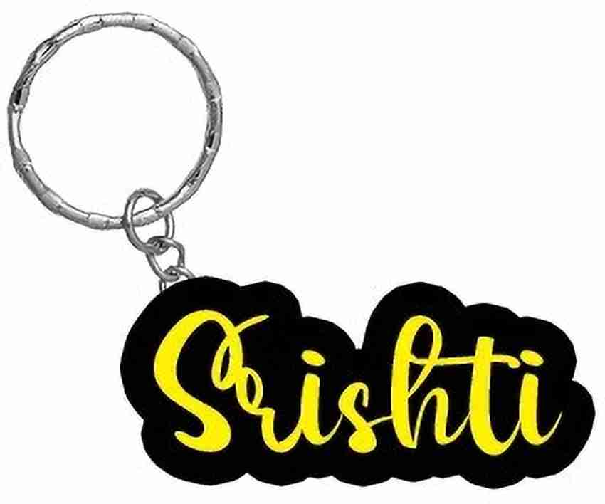 SY Gifts Srishti Name Black Yellow Name Keychain Key Chain Price in India Buy SY Gifts Srishti Name Black Yellow Name Keychain Key Chain online at Flipkart