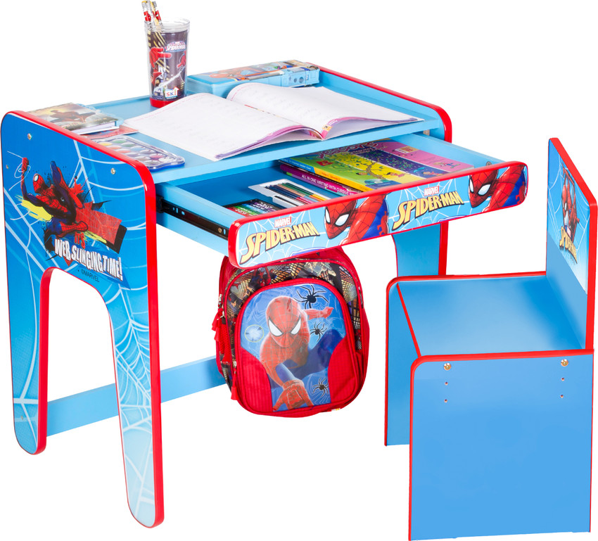 Spiderman study table and chair store