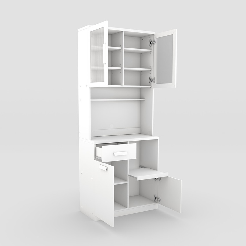 Flipkart Perfect Homes Ramsey Engineered Wood Kitchen Cabinet