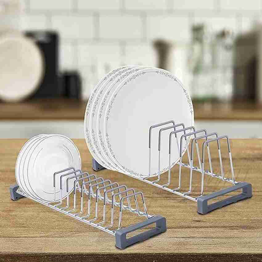Kitchen Plates Stand SMART SLIDE Plate Kitchen Rack Steel Stainless