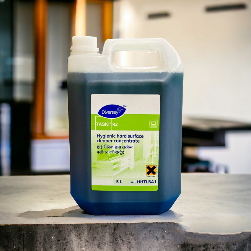 Diversey Green Chemical Taski R2 Hygienic Hard Surface Cleaner 5 L Kitchen Cleaner Price in India Buy Diversey Green Chemical Taski R2 Hygienic Hard Surface Cleaner 5 L Kitchen Cleaner online