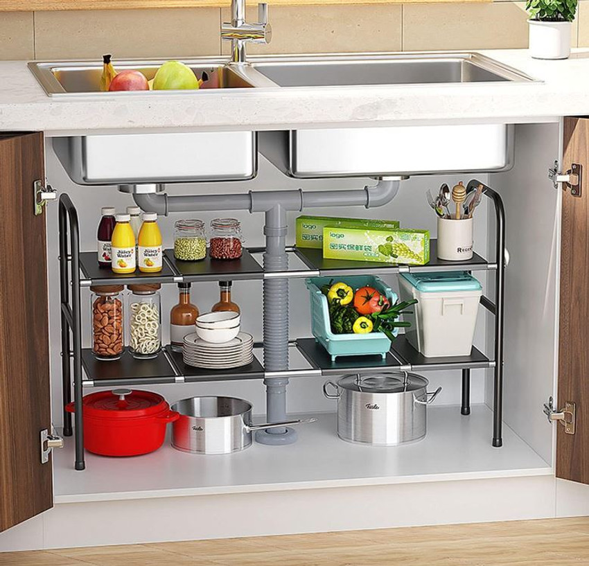 Under sink rolling storage store