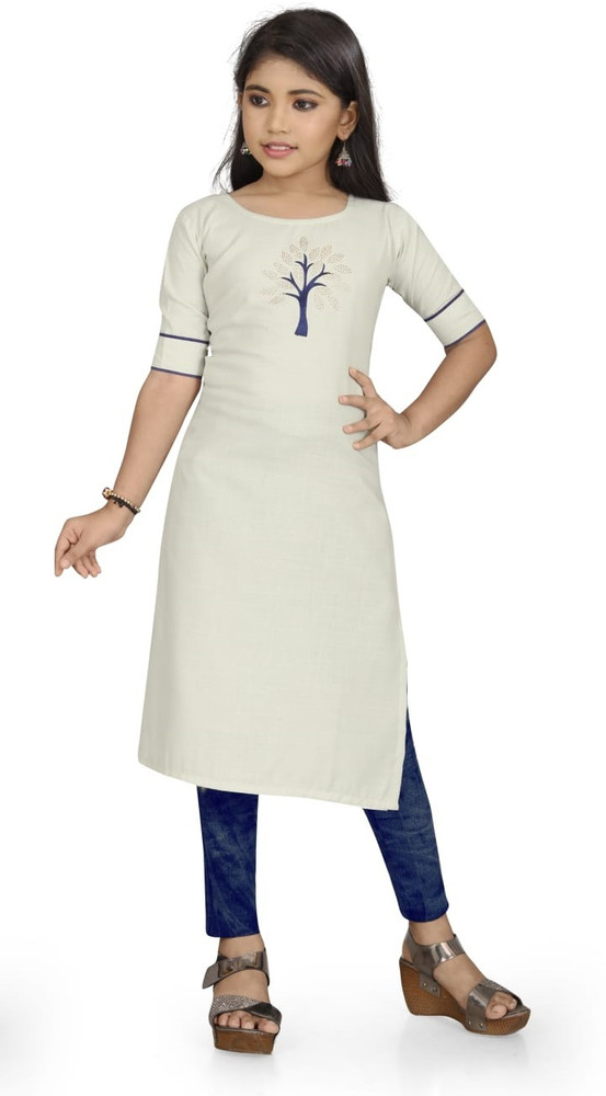 umrella fashion Girls Solid Straight Kurta Buy umrella fashion Girls Solid Straight Kurta Online at Best Prices in India Flipkart