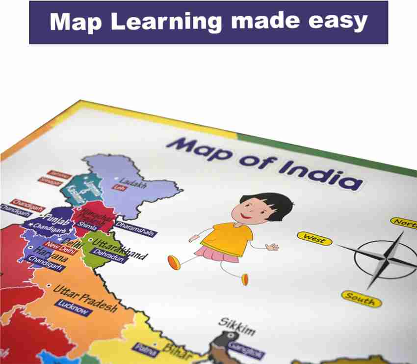 Map Of India States Union Territories And Capitals