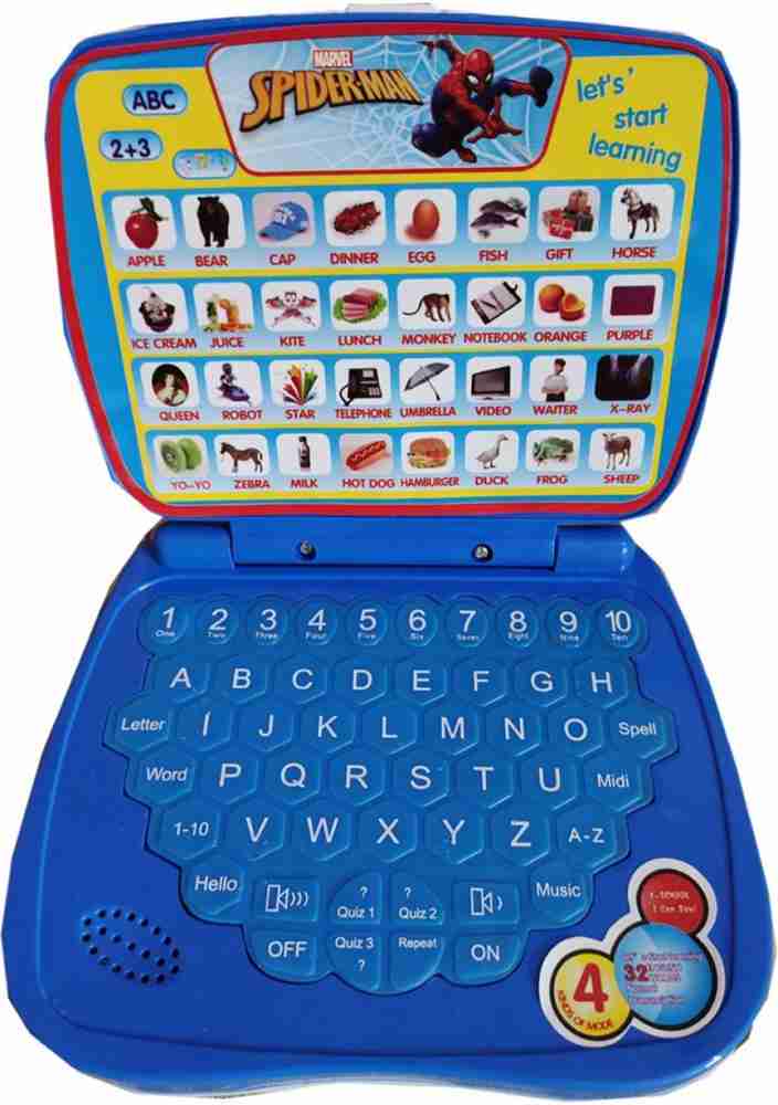 Spiderman toy laptop store