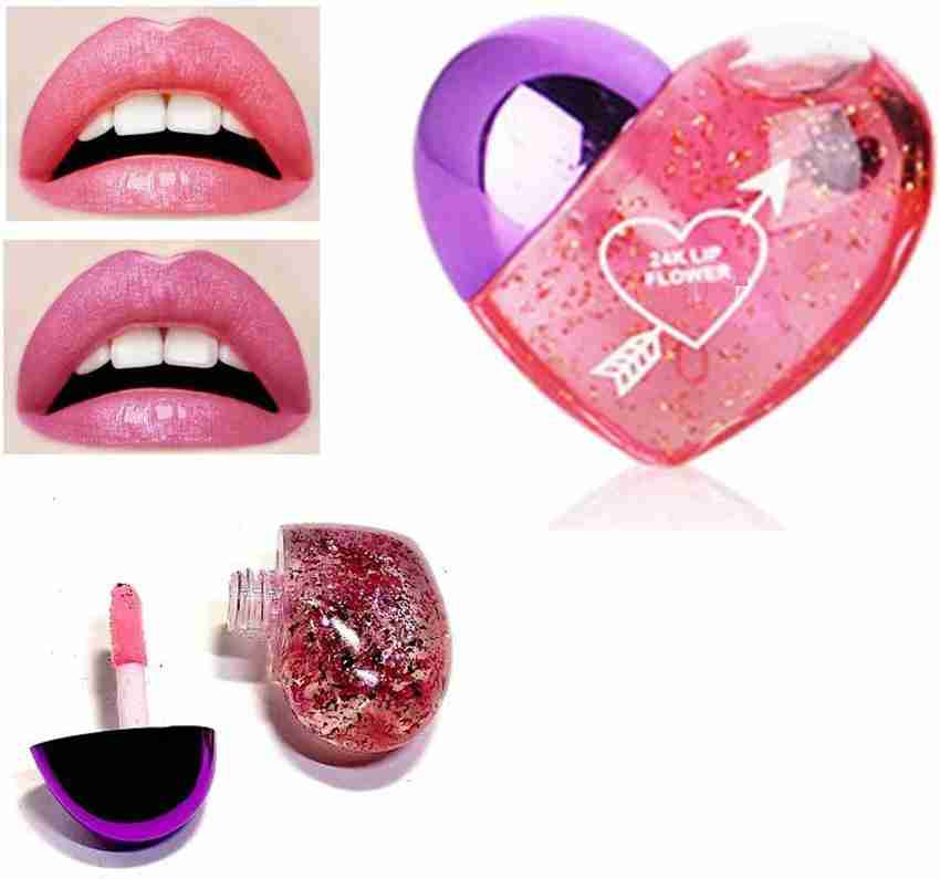 how to draw a heart on your lips