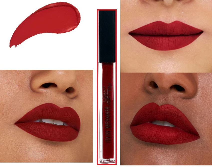 BLUEMERMAID Matte Liquid Deep Red Lipstick Lip Care Price in India Buy BLUEMERMAID Matte Liquid Deep Red Lipstick Lip Care Online In India Reviews Ratings Features Flipkart