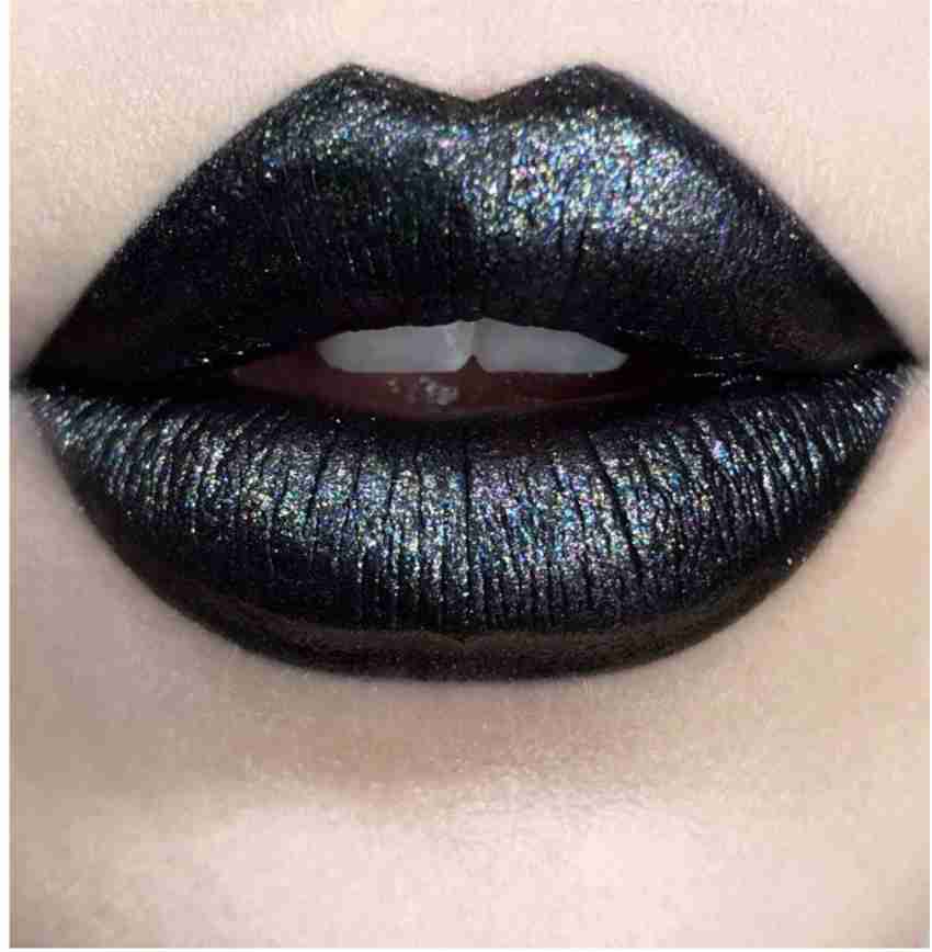 Blue Glitter Lips Kissing Blue Glitter Buying Lips Stock Photo