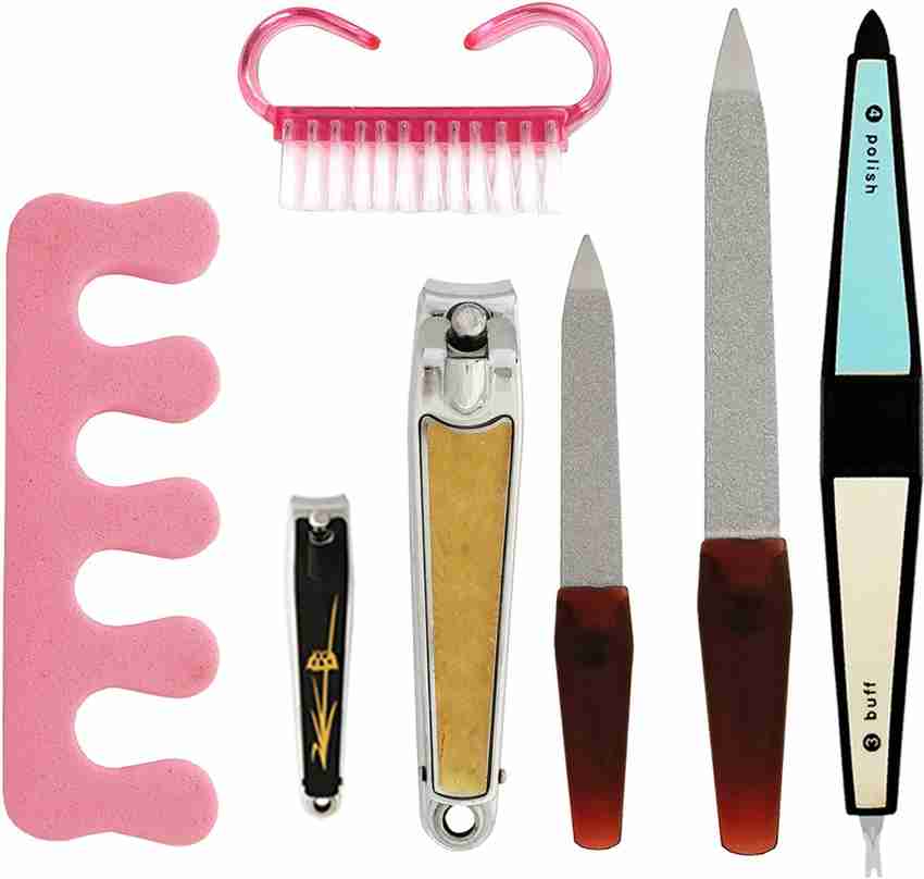 MGP FASHION Manicure Pedicure Nail Filer Nail Cutter Nail Brush Separator Combo Price in India Buy MGP FASHION Manicure Pedicure Nail Filer Nail Cutter Nail Brush Separator Combo Online In India Revie...