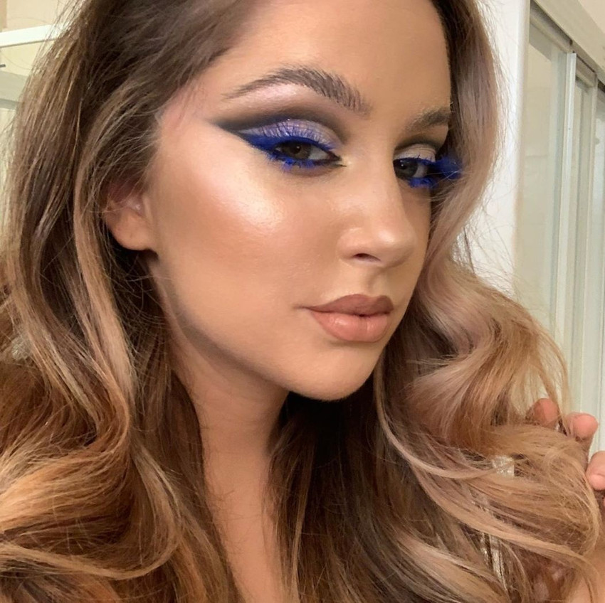 Royal Blue Smokey Eye Makeup Saubhaya Makeup
