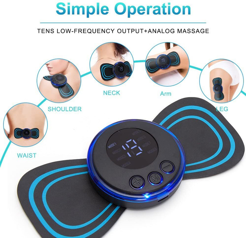 XIVYA mini massager Body Massager with 8 Modes and 19 Strength Level Pain Relief EMS Massage Machine Massager XIVYA Flipkart