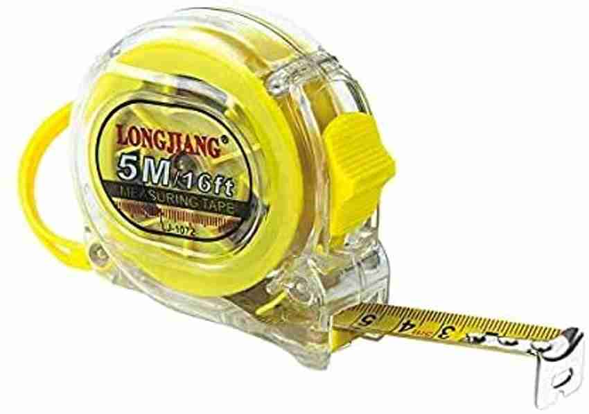 Transparent measuring tape store