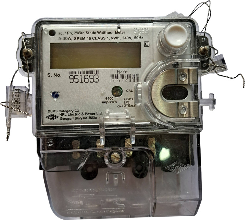 Single Phase Energy Meter