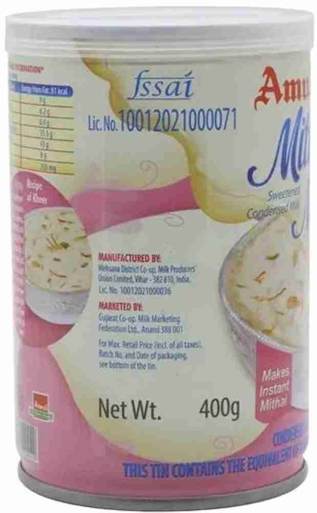 Amul Mithai Mate Sweetened Condensed Milk Amul Mithai Mate Sweetened