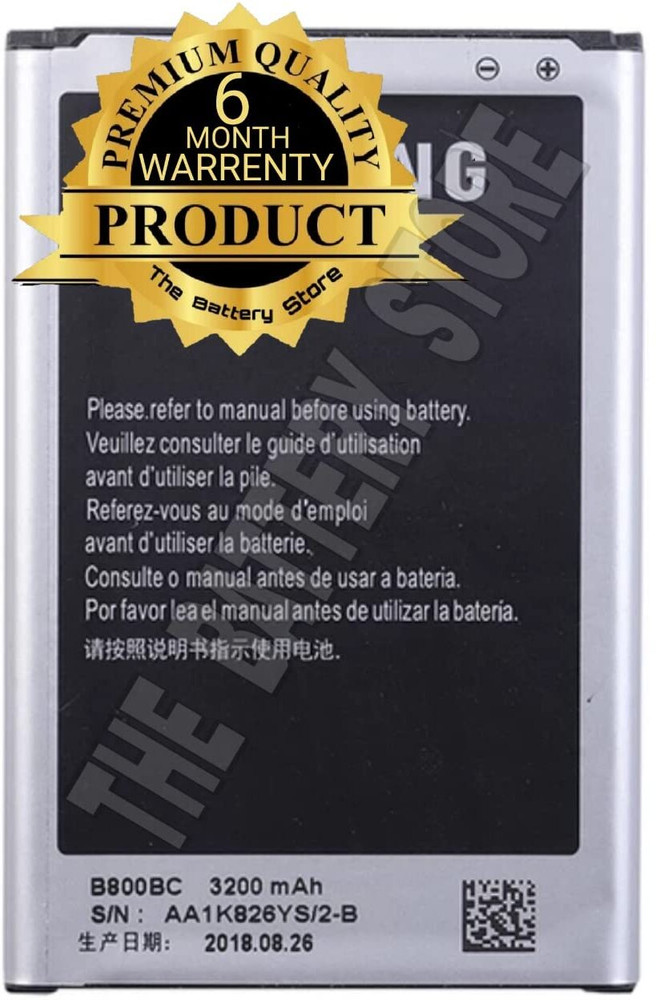THE BATTERY STORE Mobile Battery For Samsung Original Battery For Samsung Galaxy Note 3 With 6 Month Warranty Price in India Buy THE BATTERY STORE Mobile Battery For Samsung Original Battery