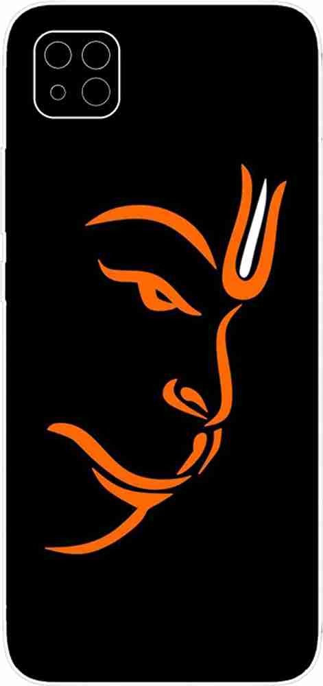 Hanuman Face Logo Printc Poco C3 Hanuman Logo Multicolor Mobile Skin