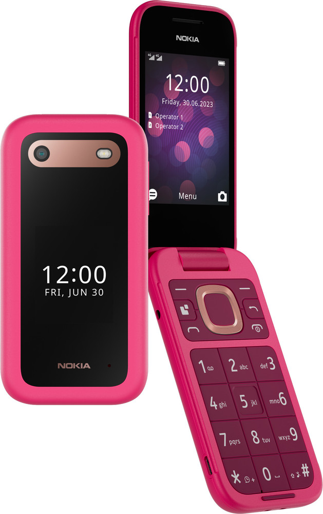 Nokia Flip Phone Pink