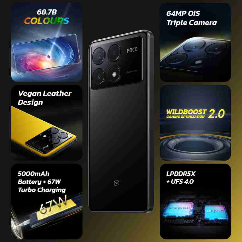 POCO X6 Pro 5G ( 512 GB Storage, 12 GB RAM ) Online at Best POCO X6 Pro 5G ( 512 GB Storage, 12 GB RAM ) Online at Best