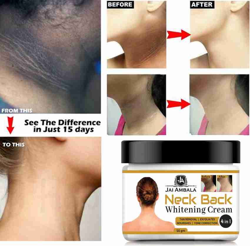 Jai Ambala Neck Back Whitening Cream For Dark Sports Remove Dark Knuckles Elbow 50gm 2 Jar Price in India Buy Jai Ambala Neck Back Whitening Cream For Dark Sports Remove Dark Knuckles Elbow 50gm 2 Ja...