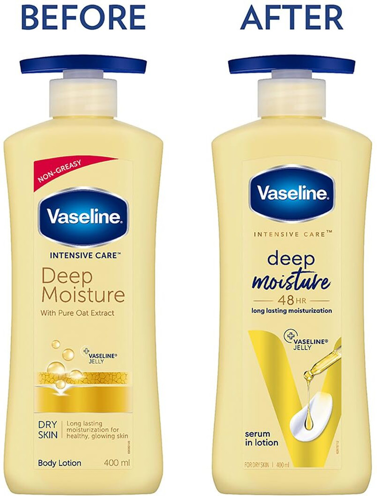 Vaseline body lotion deep restore moisturising body 400 ml X 2 Price in India Buy Vaseline body lotion deep restore moisturising body 400 ml X 2 Online In India Reviews Ratings Features Flipkart