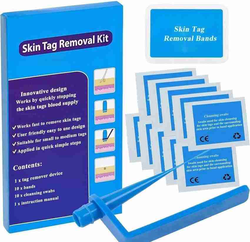 SRK Micro Band Non Toxic Face Care Blue Skin Tag Removal Kit Swabs Home Use Adult Mucus Removal Device Price in India Buy SRK Micro Band Non Toxic Face Care Blue