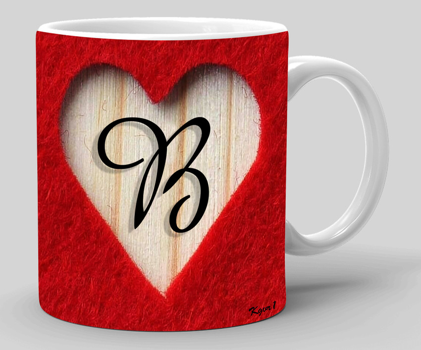B Alphabet Wallpaper In Heart