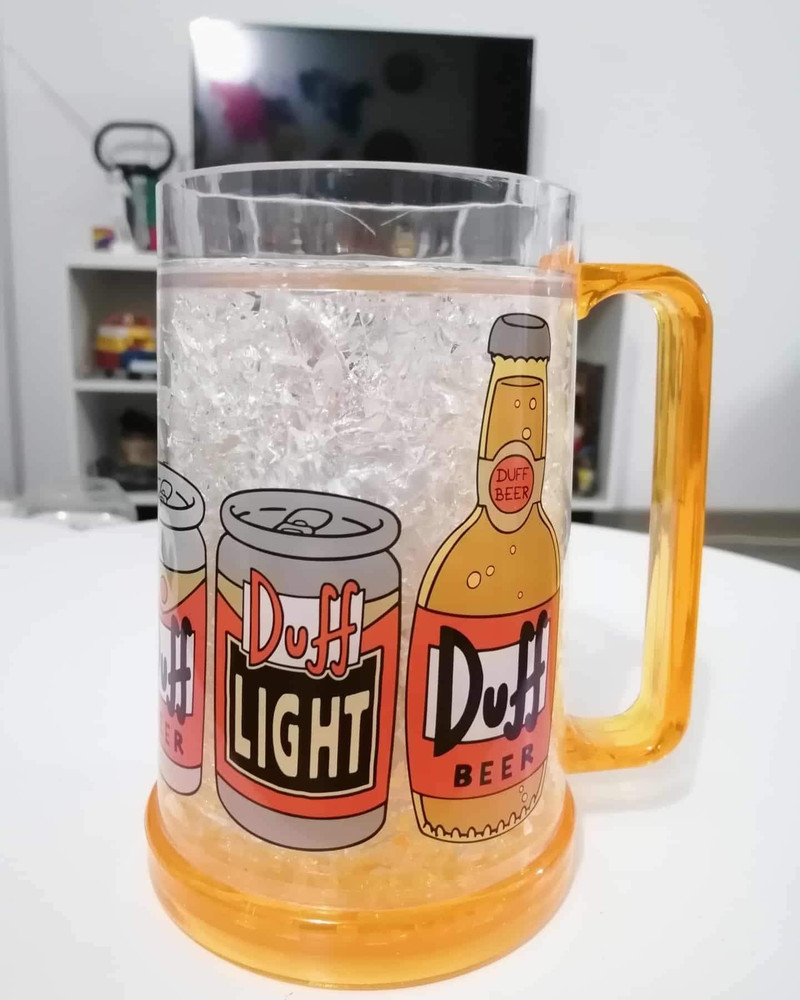 EMERGE Double Wall Gel Frosty Freezer Duff Beer With Handle Glass Beer Mug Price in India Buy EMERGE Double Wall Gel Frosty Freezer Duff Beer With Handle Glass Beer