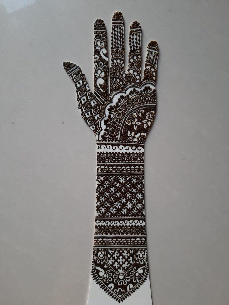 Mehndi Styles Acrylic Painting