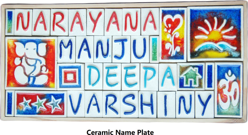 Ceramic Name Plates