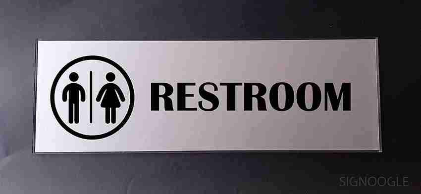 SIGNAGE AND BOARDS SOLUTION Steel restroom name plate Name Plate Price in India Buy SIGNAGE AND BOARDS SOLUTION Steel restroom name plate Name Plate online at Flipkart