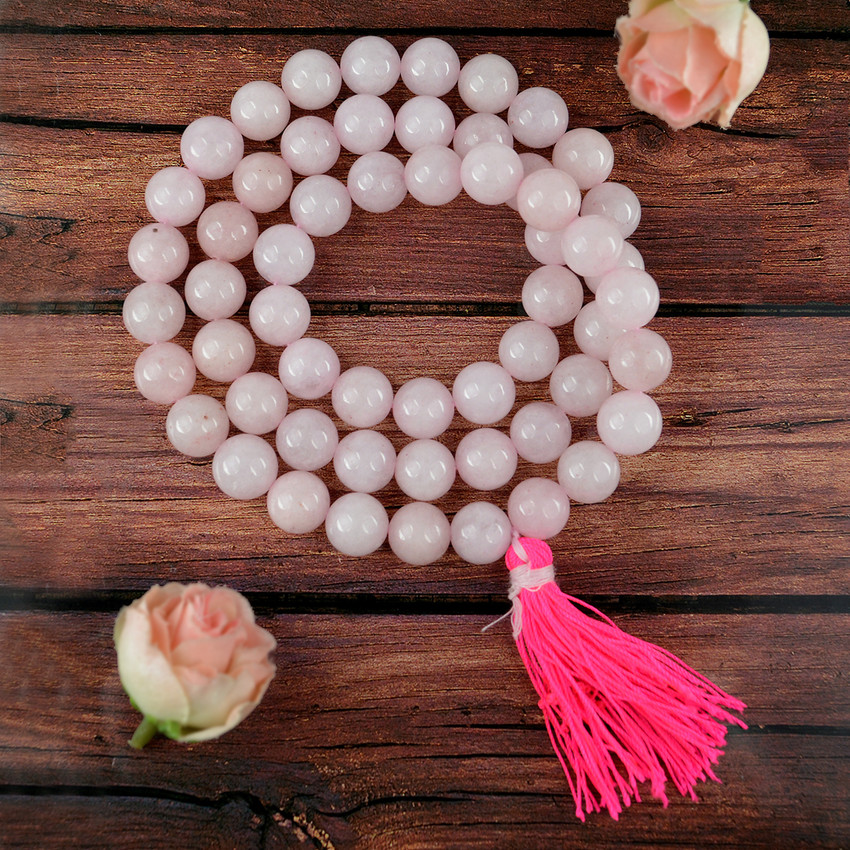 Mala beads rose quartz store