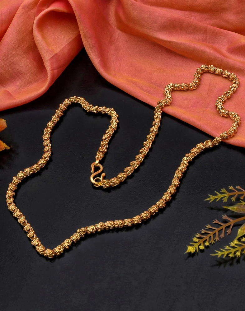 Gold Necklace Designs In 24 Grams