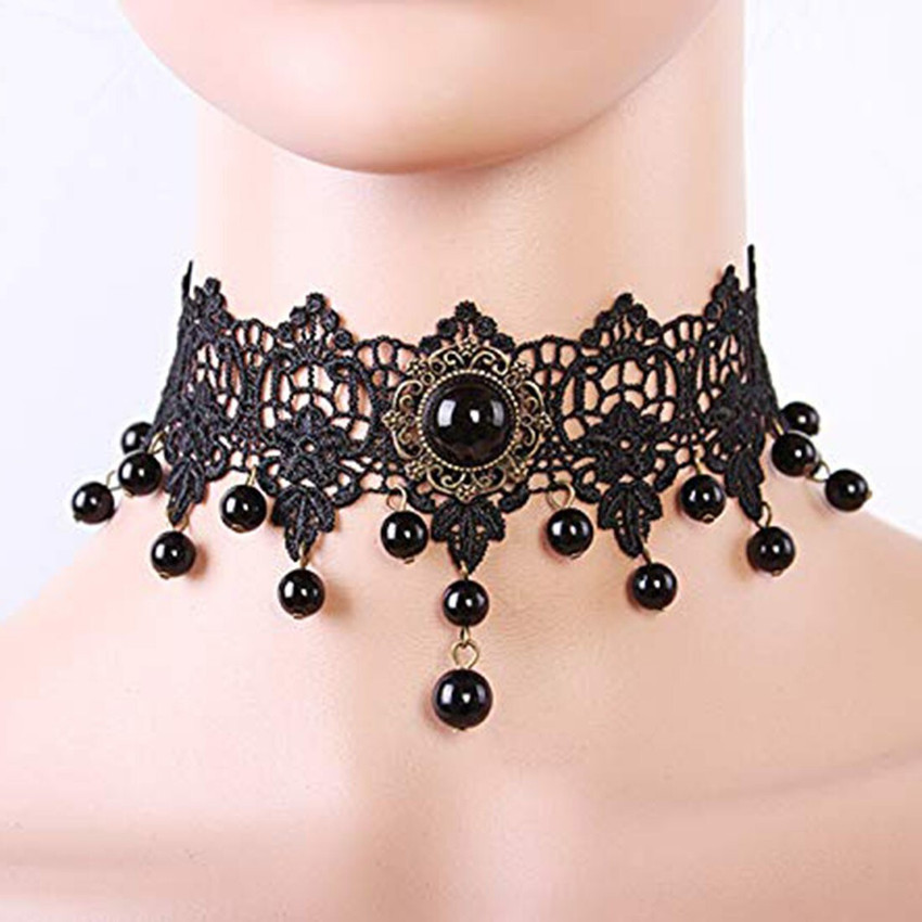 Romp fashion black choker store