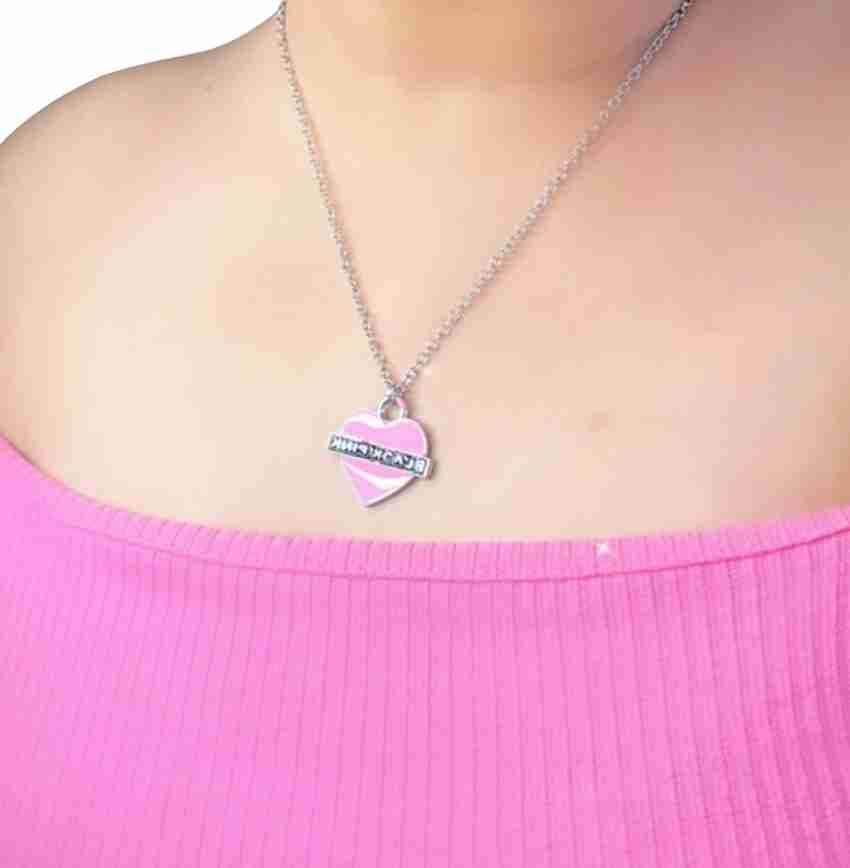 ThePandaStoree Black Pink Series Necklace Alloy Necklace Price in India Buy ThePandaStoree Black Pink Series Necklace Alloy Necklace Online at Best Prices in India Flipkart