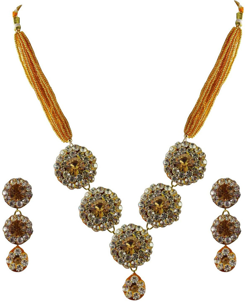 Vidhya Kangan Lac Gold plated Gold Jewellery Set Price in India Buy Vidhya Kangan Lac Gold plated Gold Jewellery Set Online at Best Prices in India Flipkart