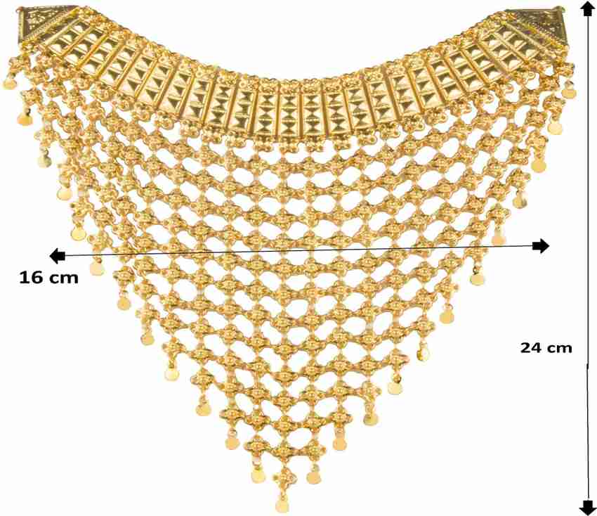 piah fashion Admirable Gold Plated Choker Necklace Gold plated Plated Alloy Necklace