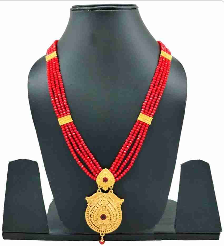 Red moti wala mangalsutra store