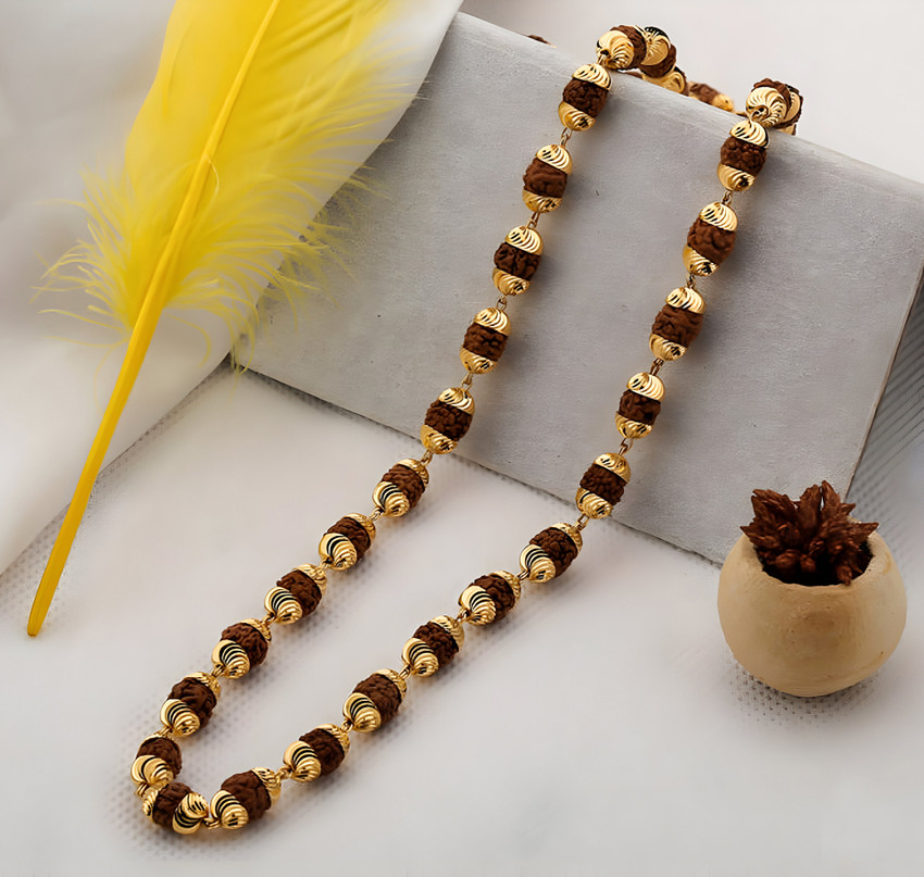 Gold rudraksha mala store
