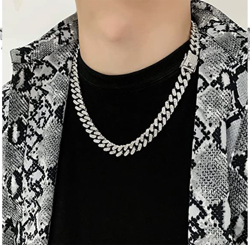 Platinum diamond cuban link chain store