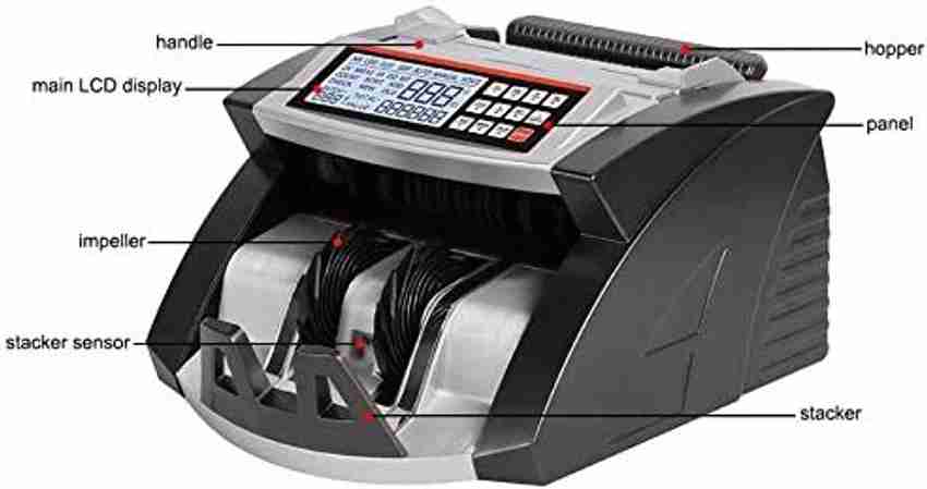 Cash Counting Machine Diagrahm