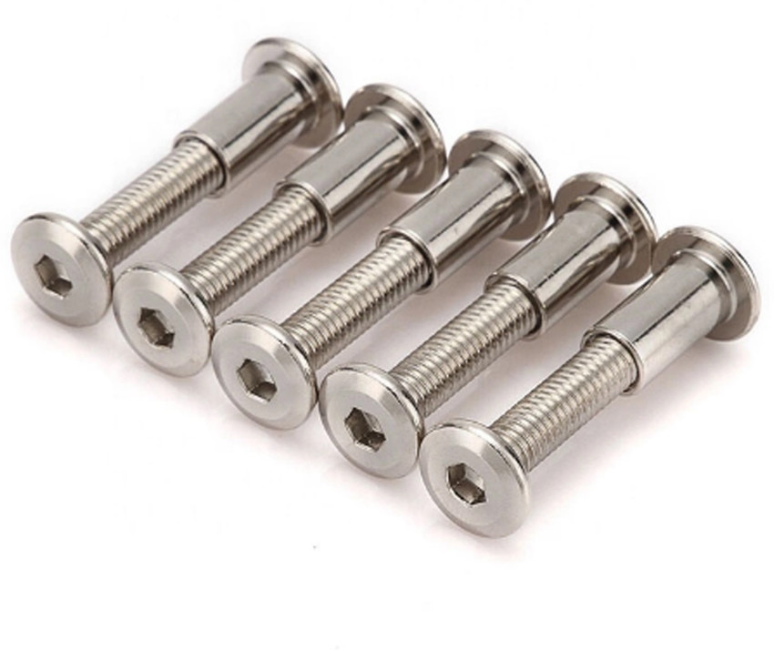 VP INDUSTRIES Nut Bolt Set Combo 20 Pcs Allen JCB Head M6x50 mm Sleeve Barrel Nut M6x12mm 1 Allen Key Price in India Buy VP INDUSTRIES Nut Bolt